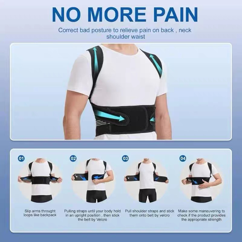 Spinal corrector posture correction strap, anti scoliosis, back ...