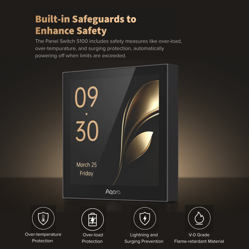 Aqara Smart Button Panel Switch S100 | Shopee Malaysia