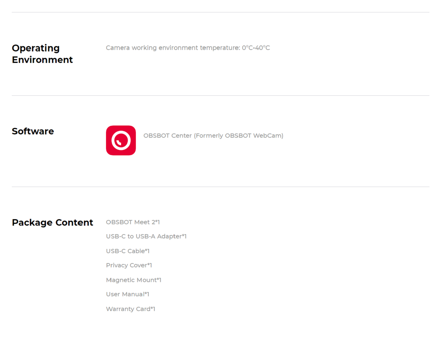 OBSBOT MEET 2 AI-POWERED 4K WEBCAM WITH AI AUTO FRAMING, FAST AUTO ...