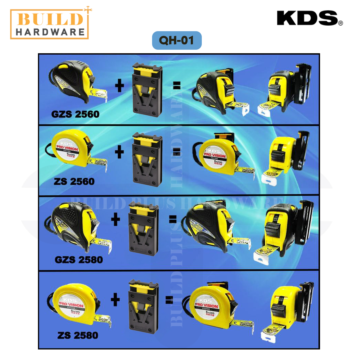KDS Pocket Measuring Tape Quick Holder Locking Belt Clip SH-01 QH-01 拉尺皮带扣 | Shopee Malaysia