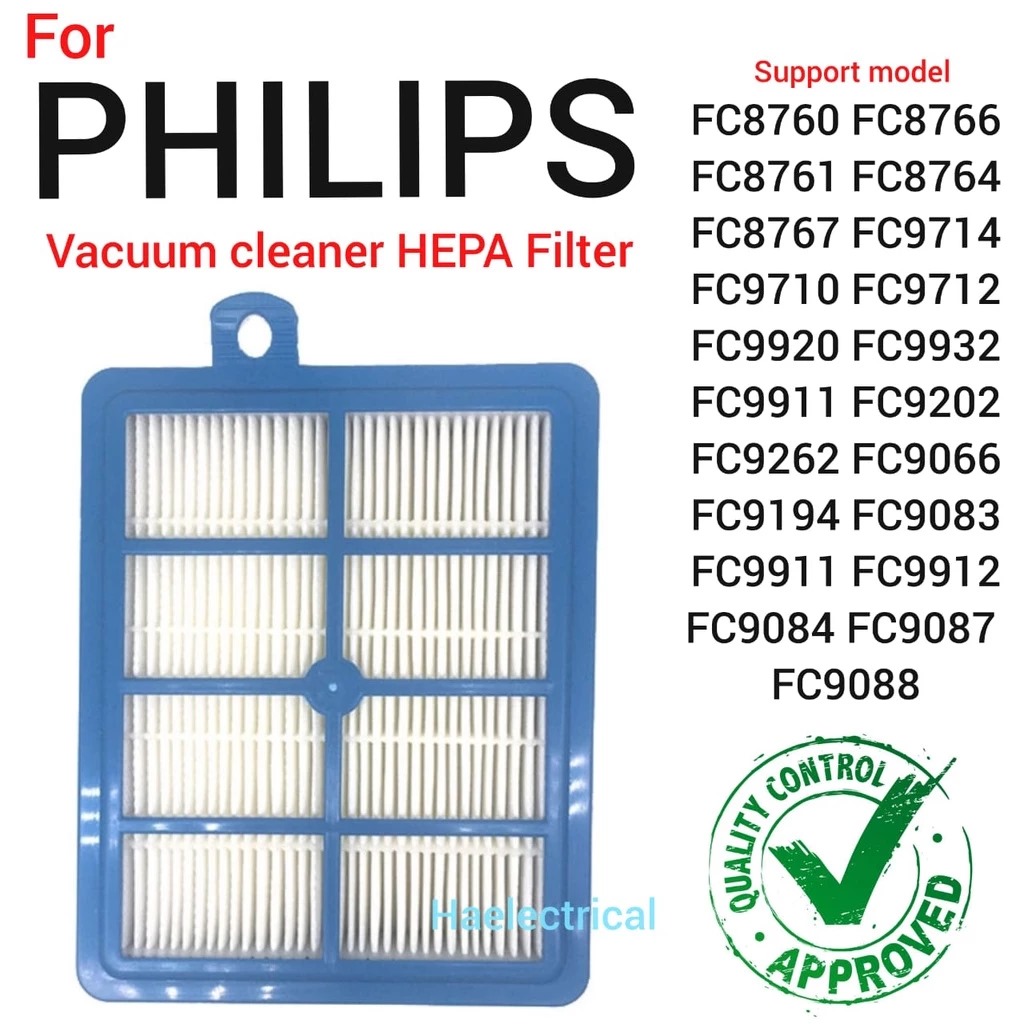 Philips Vacuum Hepa Filter FC8760 FC8766 FC8761 FC8764 FC8767 FC9194 ...
