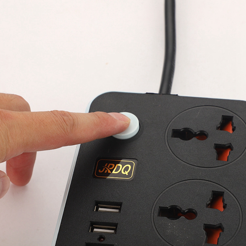 Universal 3 Power Socket 4 USB Port Extension Plug Power Socket ...