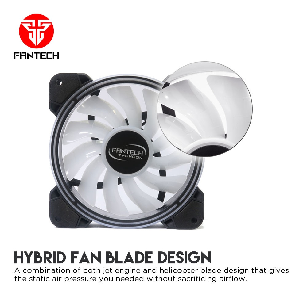 Fantech FB-302 TYPHOON High Quality Computer PC Case RGB Cooling Fan ...