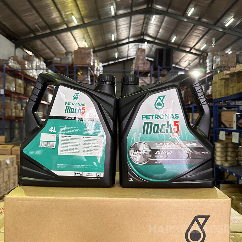 Petronas Mach 5 Plus 20W50 Engine oil (4 L) Ultra high performance ...