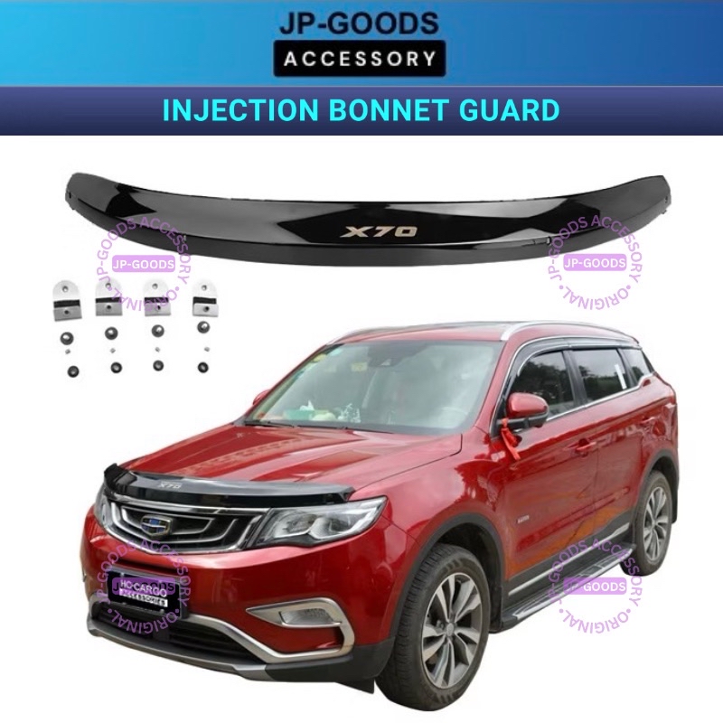 Proton X70 Injection Bonnet Guard Front With Gloss Black Paint ...