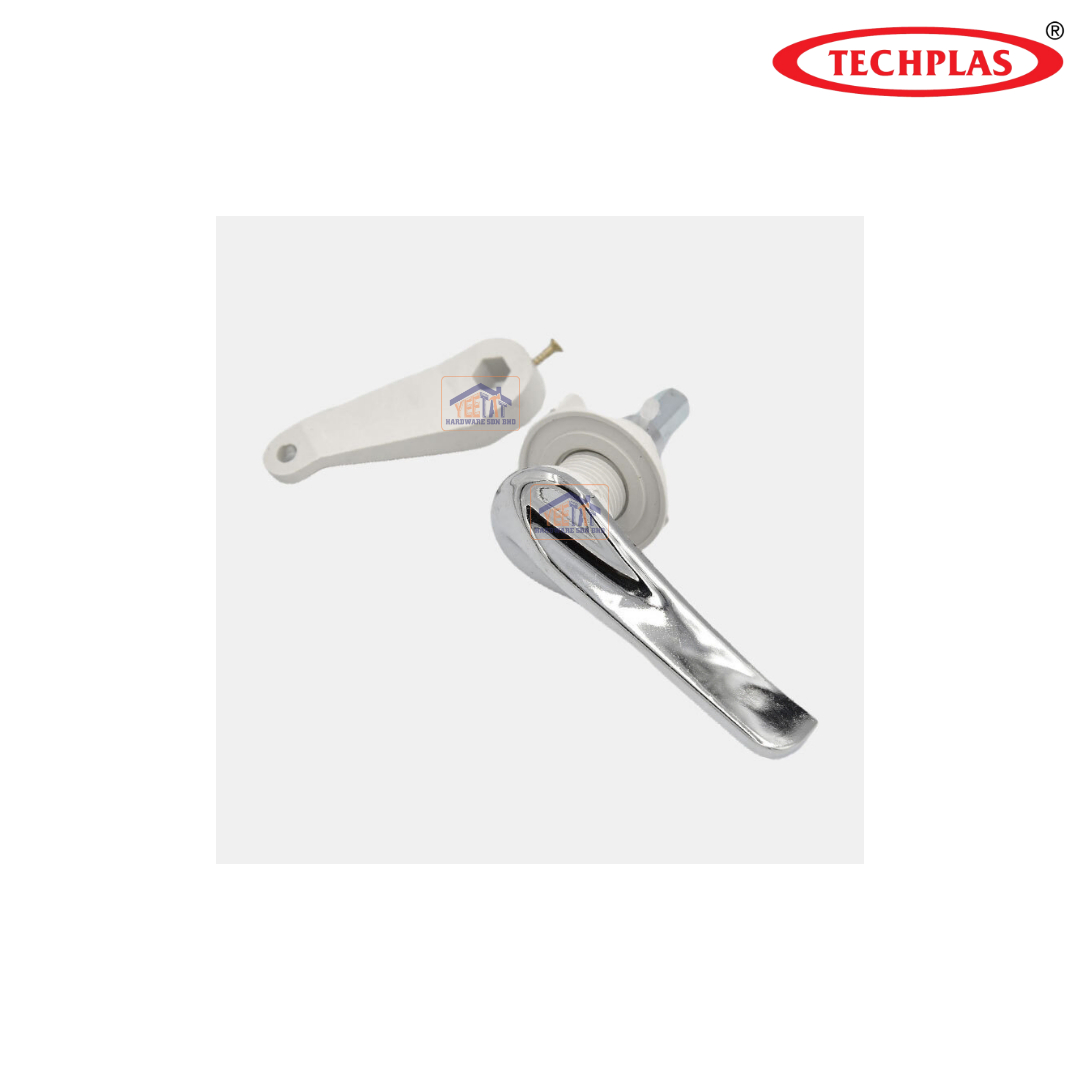 [ TECHPLAS ] FAL-1002C Chrome Plated Plastic Lever Handle (Chrome ...