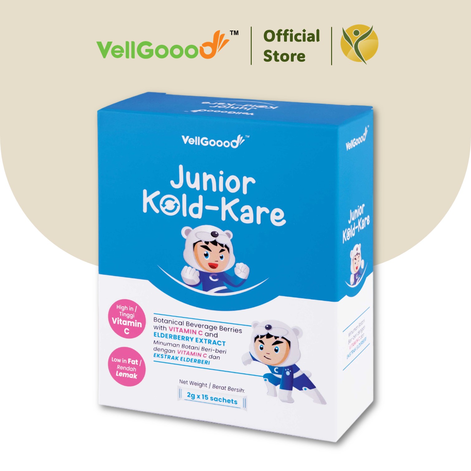 [NOT FOR SALES] VellGoood Junior Kold-Kare Kids Flu Cold (15's ...