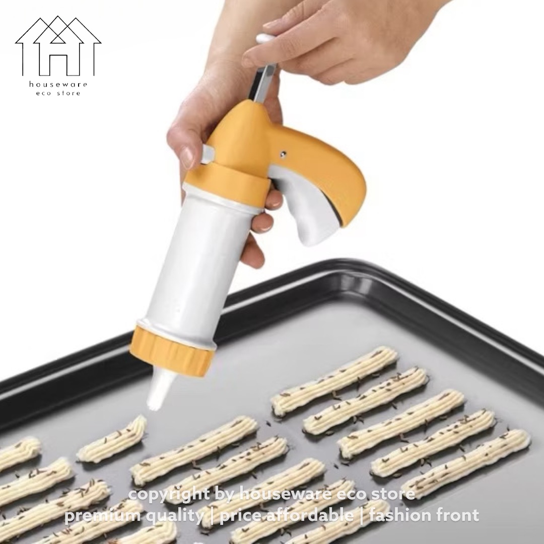 Cookie Press & Icing Tip Nozzle Set / Cookies Maker Gun Biscuit Making ...