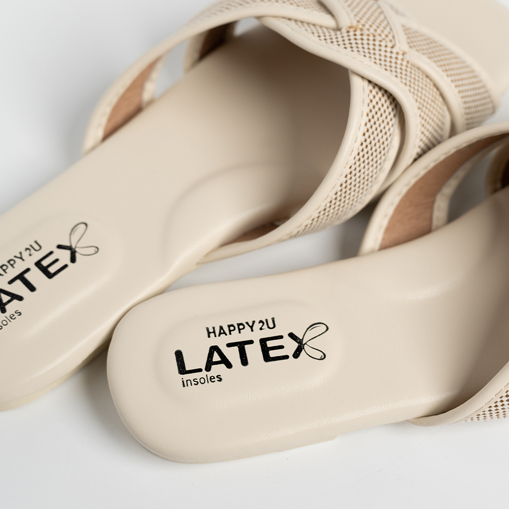 HAPPY2U Kasut Wanita Elena Cross Jute Sandals | Shopee Malaysia