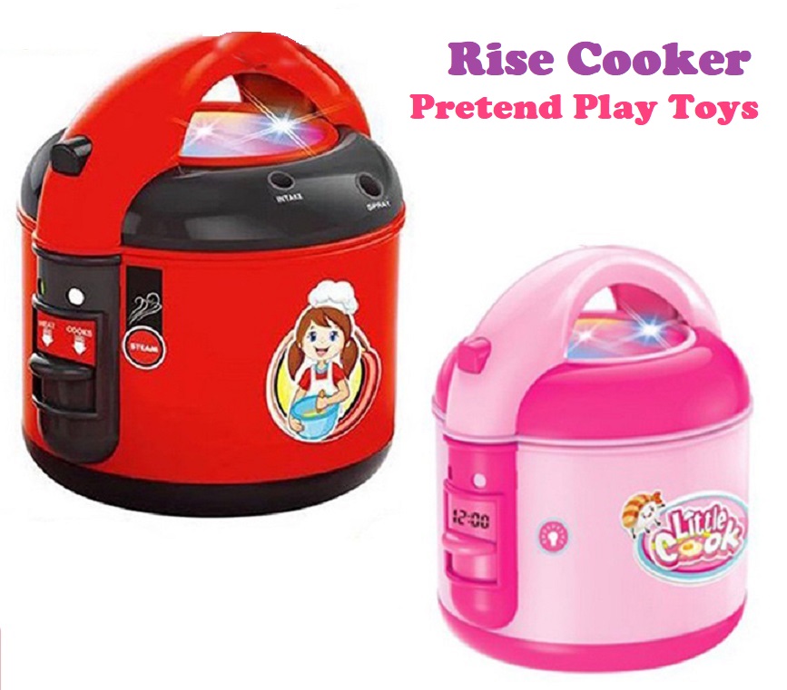 Kitchen Cooker Rice With Spoon Toy For Kid Pretend Play Early Learning ...