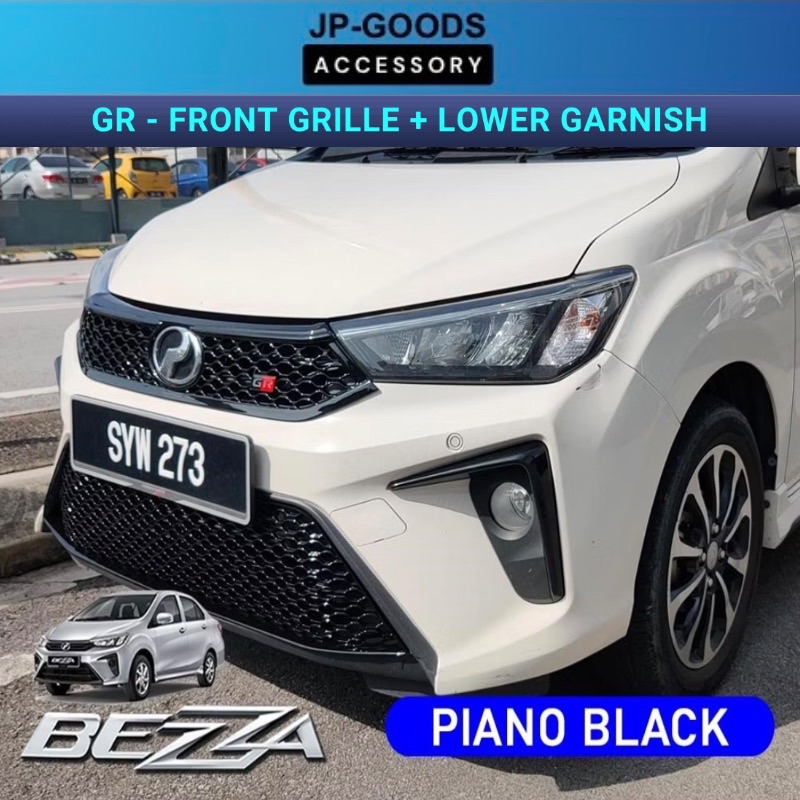 Perodua Bezza Facelift 2020 - 2024 B300 GR Honeycomb Grille Piano Gloss ...