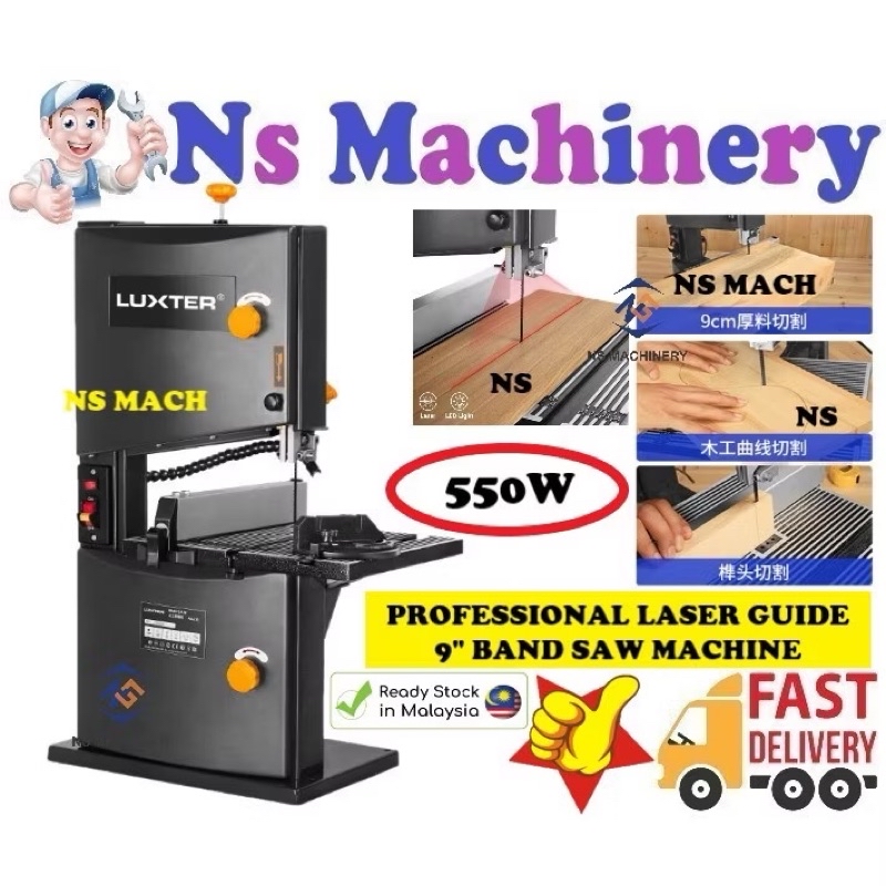 Luxter Professional 9"Band Saw Machine With Laser Guide 550w ...