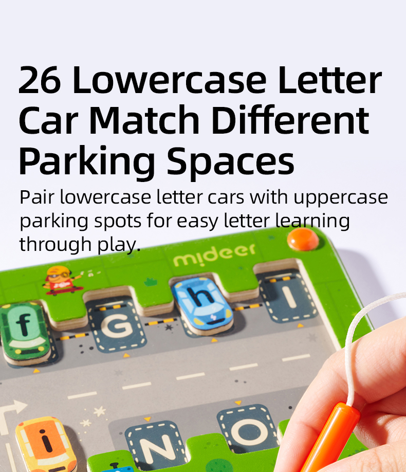Mideer Magnetic Uppercase & lowercase alphabet Recognition Maze ...
