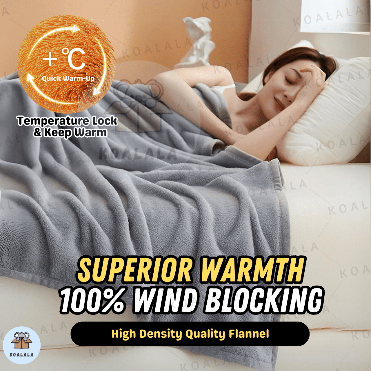 【ULTRA SOFT】Blanket Selimut Baldu Gebu Size Queen King Comforter Sofa ...