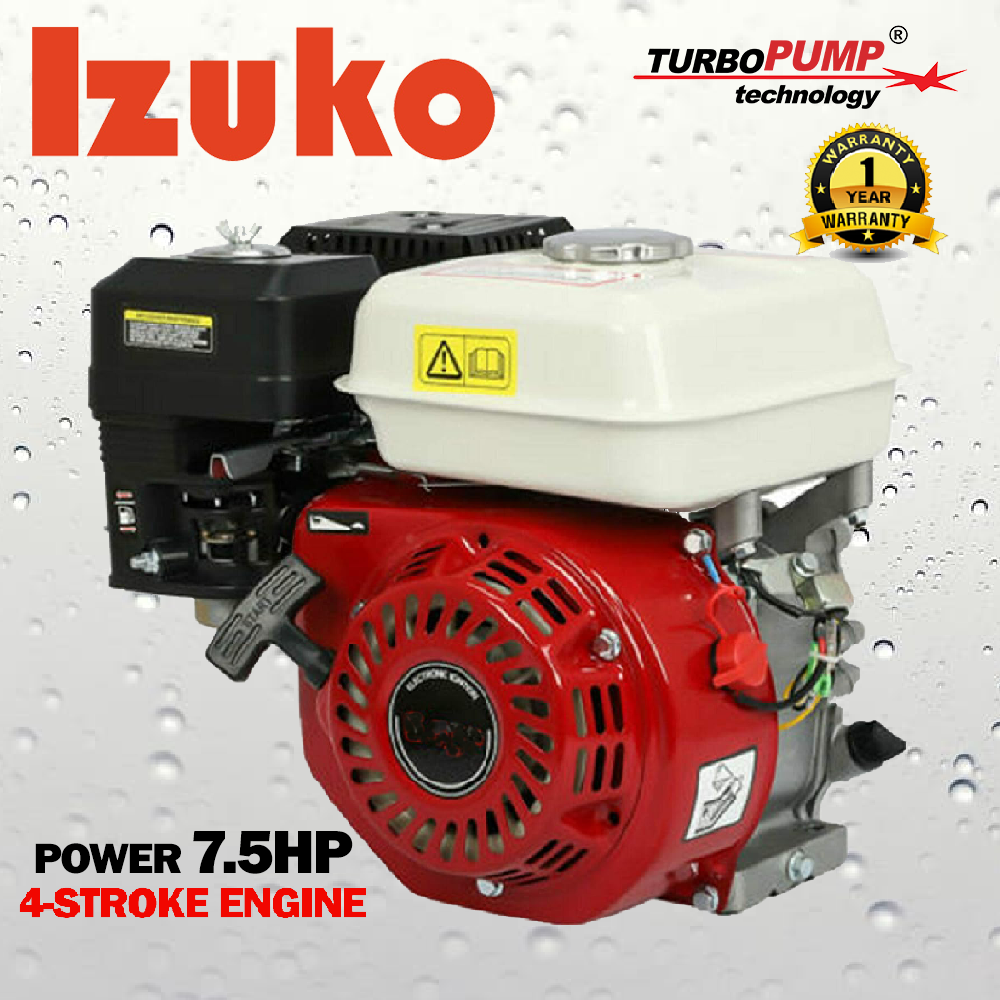 IZUKO/BRAVADO 7.5HP 4-Stroke Gasoline Petrol Engine | Japan Quality ...