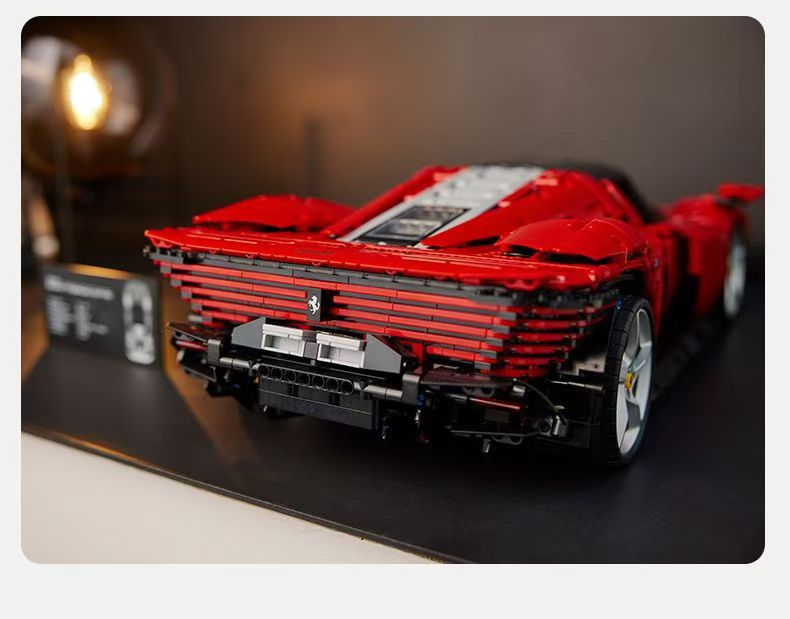FERRARI SP3 1:8 Building Blocks Mechanical Group Model 3778PCS Technic ...