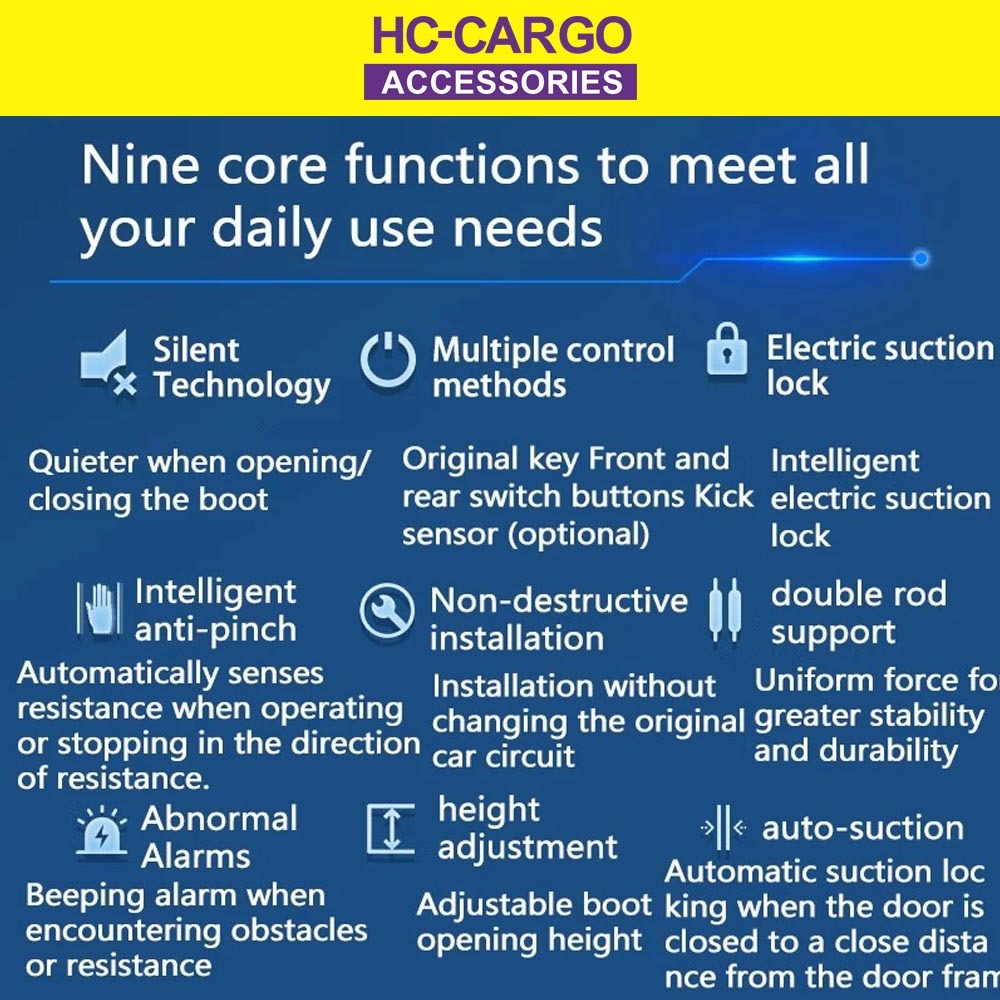 Perodua Ativa Plug & Play Electric Auto Tailgate Power Boot Soft Close ...