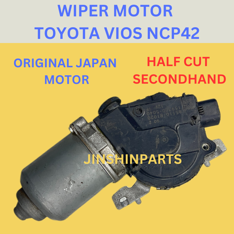 TOYOTA VIOS NCP42 WIPER MOTOR- MOTOR WIPER DEPAN TOYOTA VIOS | Shopee ...