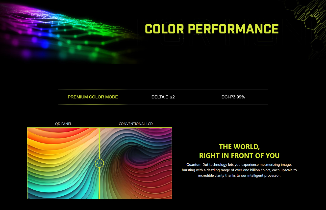 MSI MAP 271QPX QD-OLED (27"/ Flat / QD-OLED / 2560x1440 (WQHD) / 360Hz ...