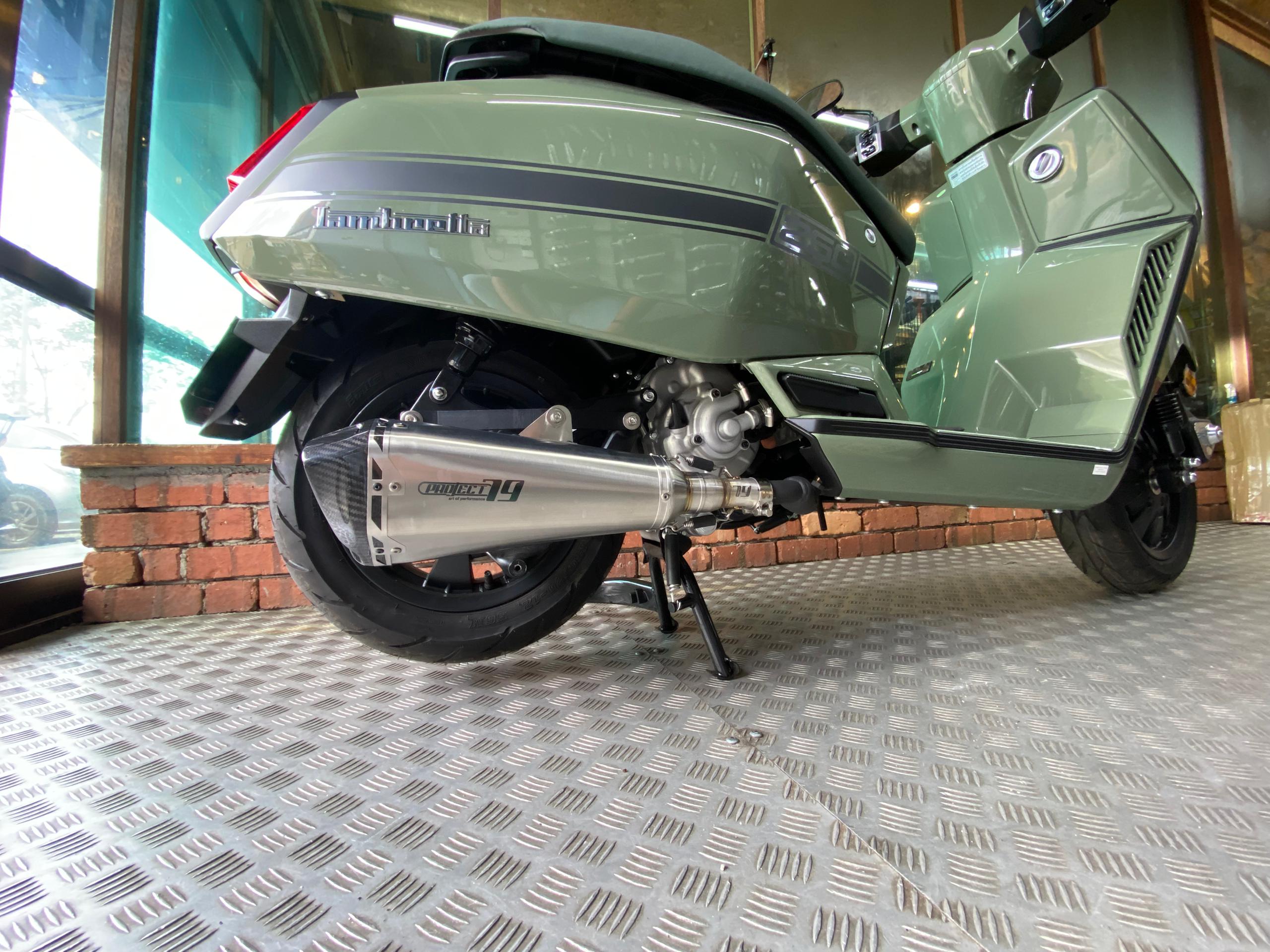 Project79 Exhaust LAMBRETTA X250 X300 Ekzos Slip On Tabung Muffler ...