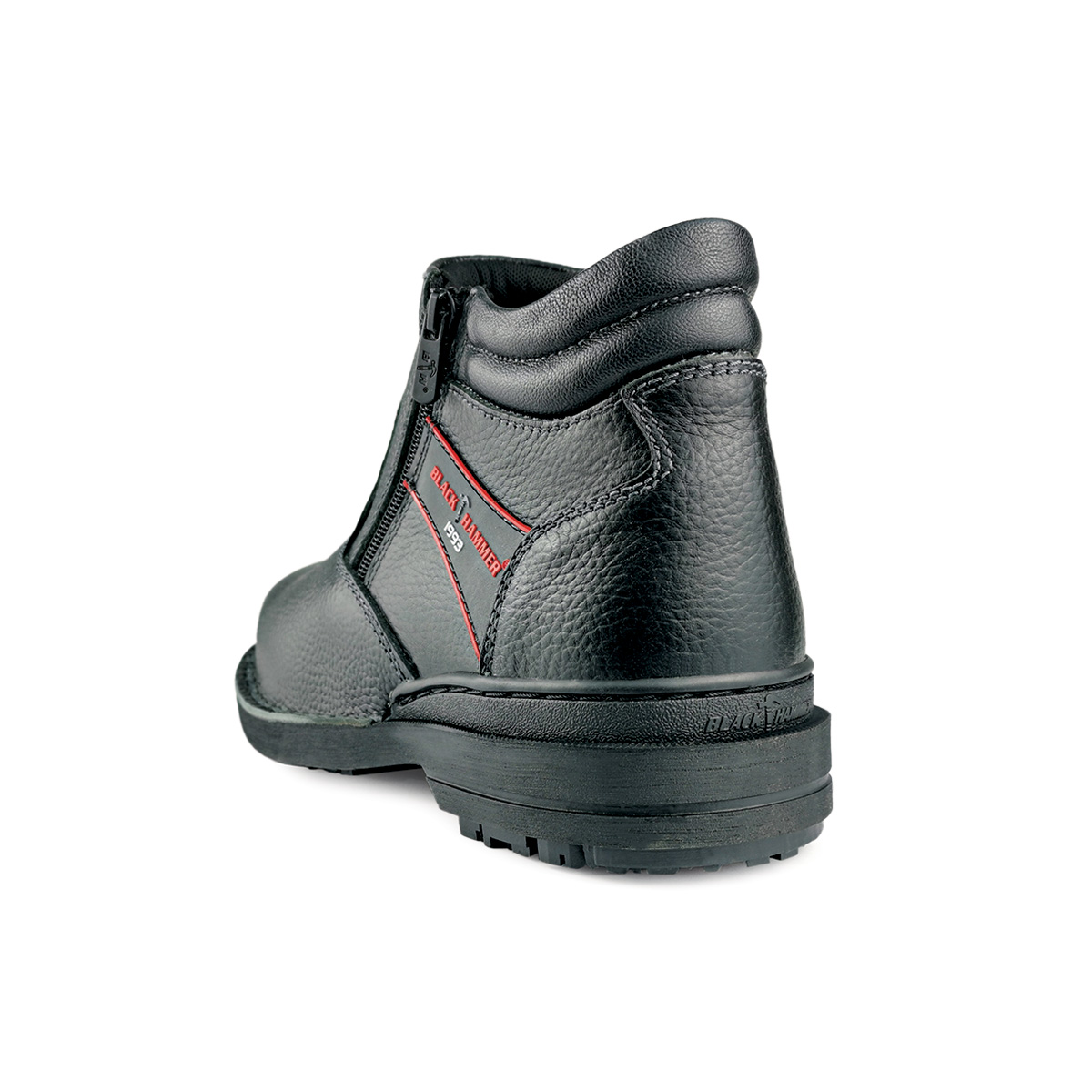 Black Hammer Men Mid Cut with Double Zip Safety Shoe BHS-26618 | Shopee ...