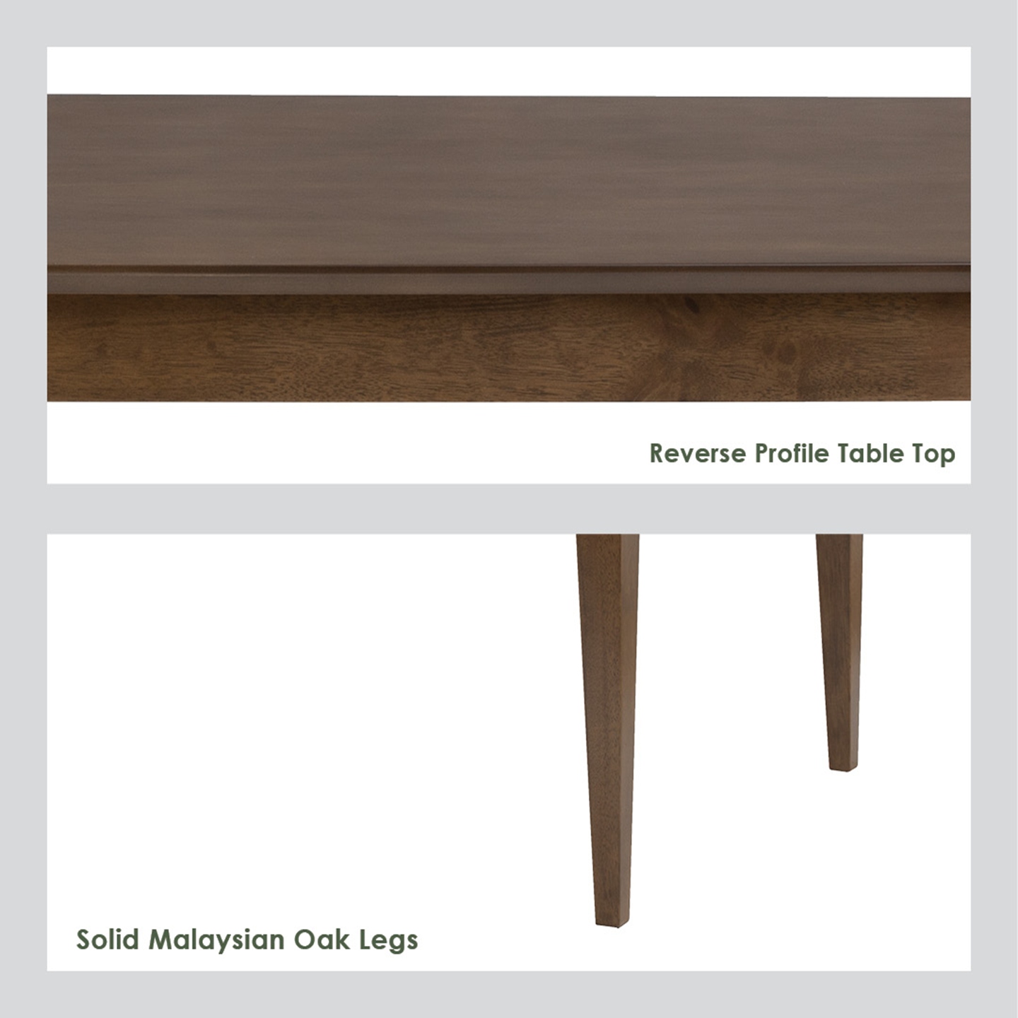 HOMATRIX Wooden Dining Table Set Rectangle 4 Seater 6 Seater Meja Makan ...