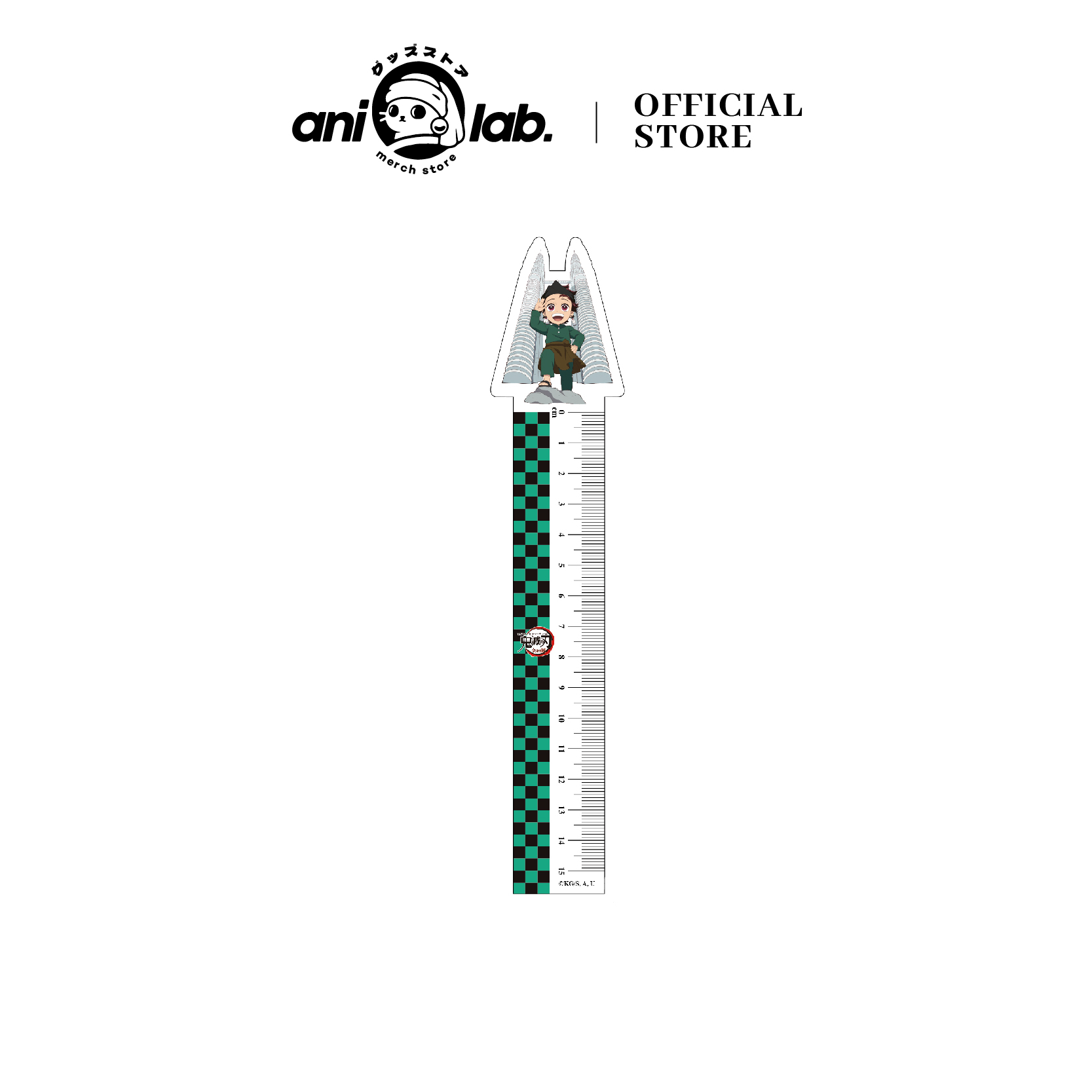 Anime Demon Slayer Ruler [Limited Edition] (Tanjiro Nezuko Zenitsu ...