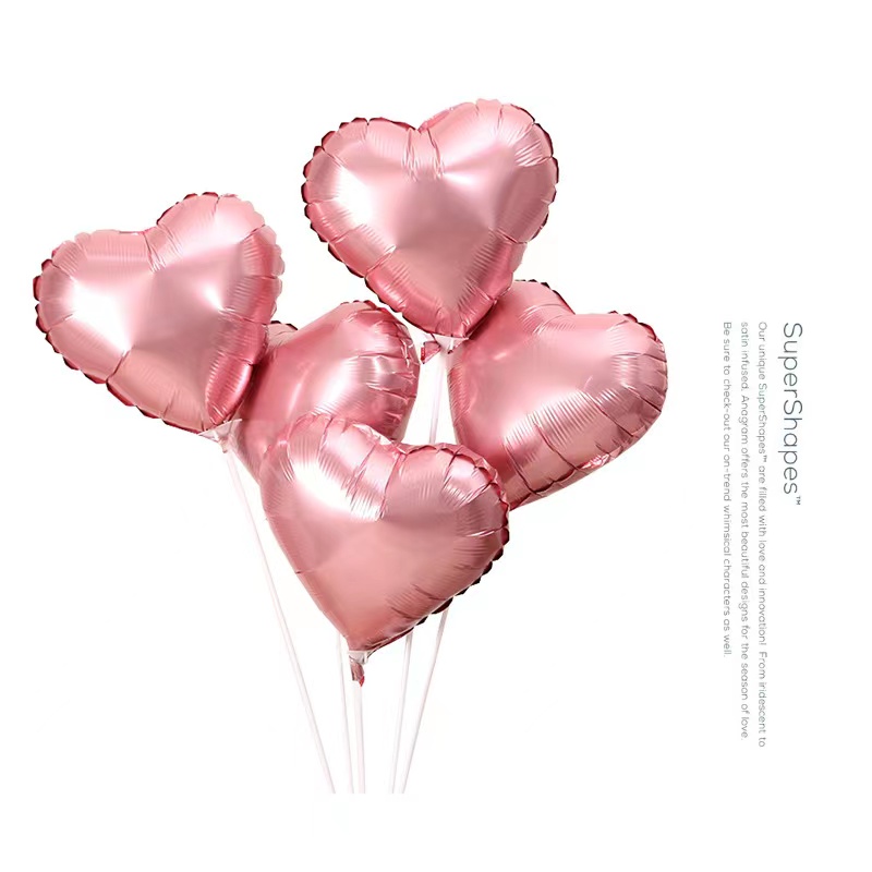 (50PCS) 10inch Love Star Foil Balloon Inflatable Birthday Party Balloons Heart belon bobo ...