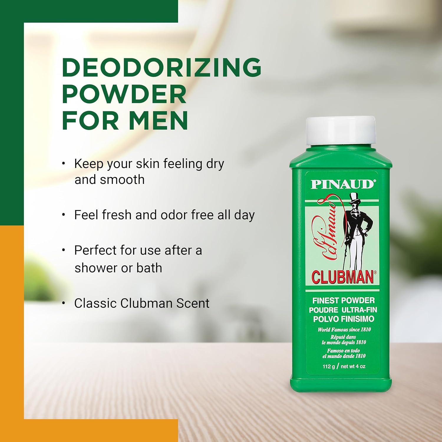 Clubman Pinaud Original Finest Powder (255gram/112gram) Made In USA ...