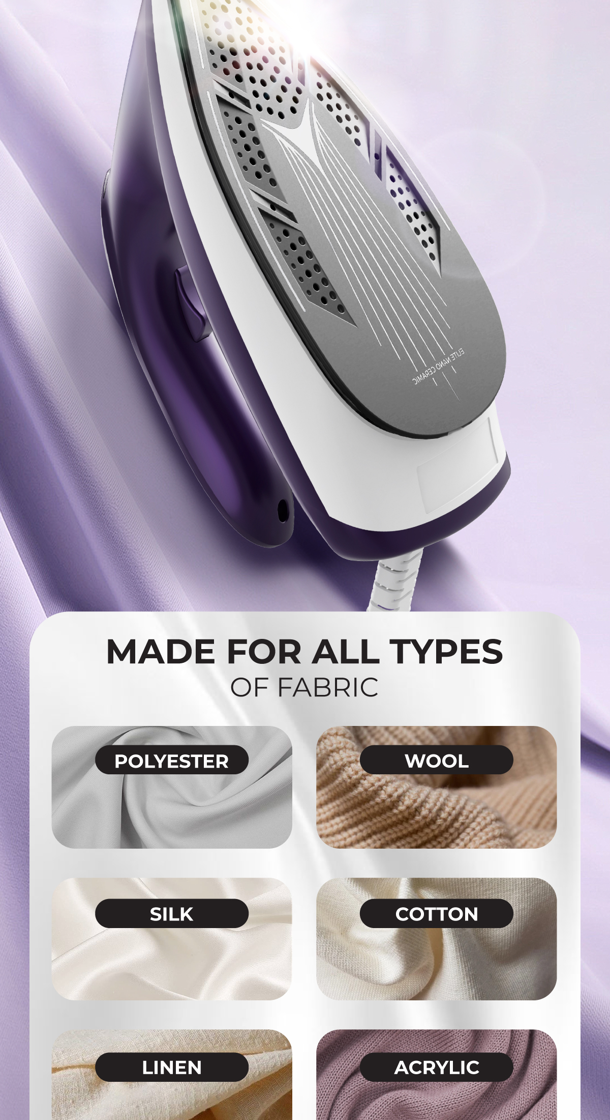 PerySmith V1 MAX II Anti-Burn Guaranteed Steam Generator Iron SteamPro ...