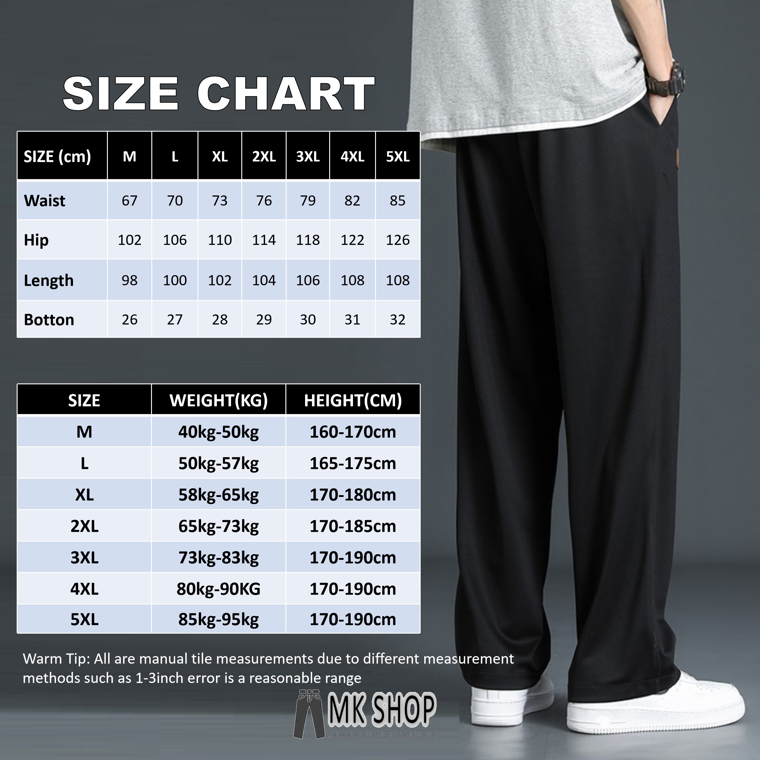 #ShopeeMY MK casual pants men seluar track panjang lelaki sukan ...