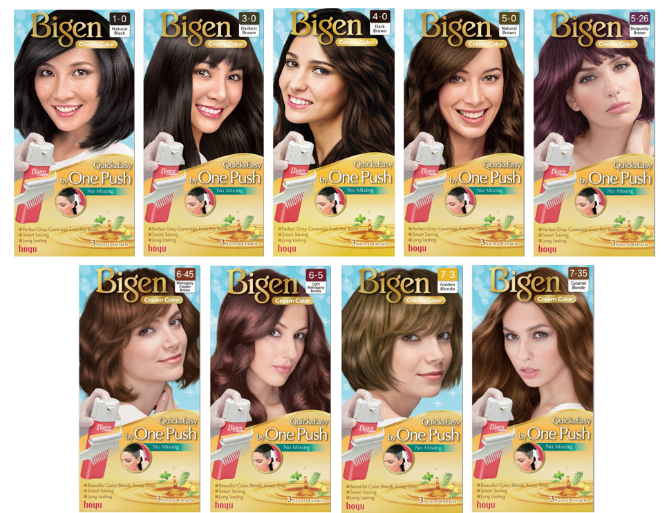 Bigen Cream Color Hair Color-One Push [Twin Pack] (Expiry: year 2026 ...
