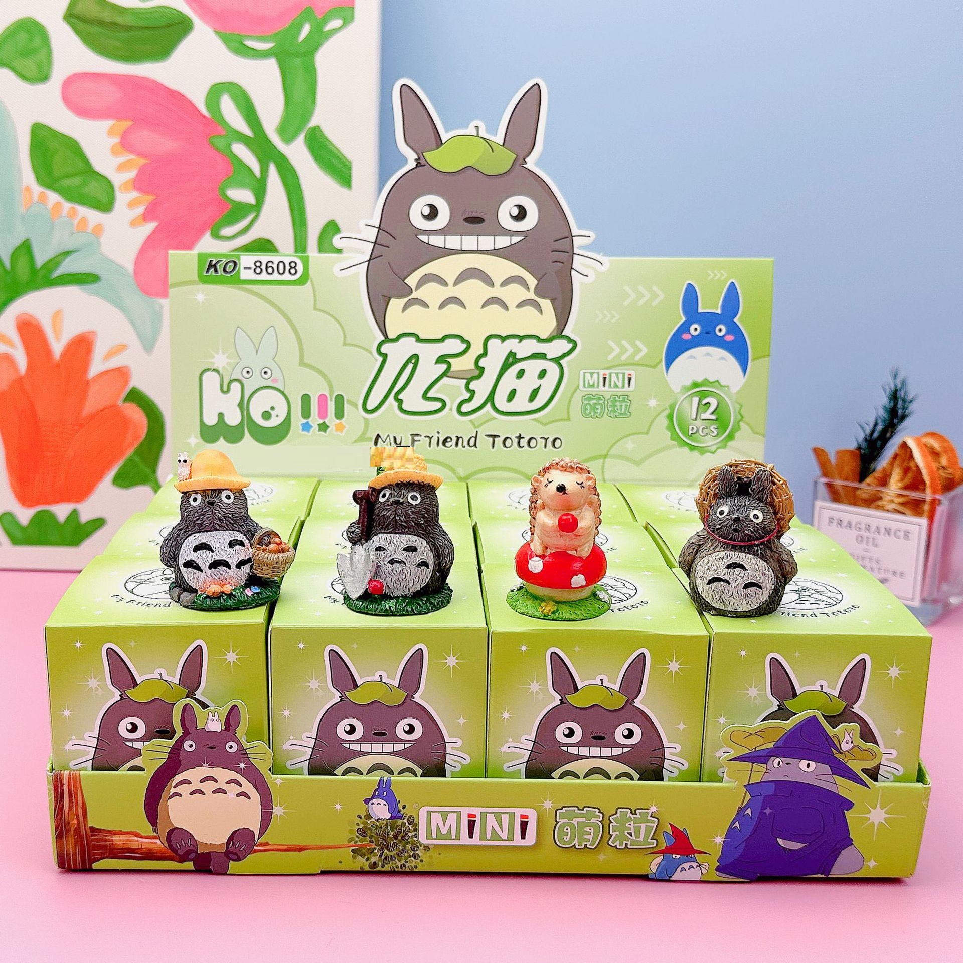 BLIND BOX TOYS DECO TOTORO MINI SERIES STUDENT OFFICE DESKTOP FIGURINE ...