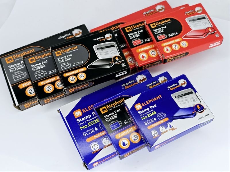 Elephant Stamp Ink Pad Pigment Ink Blue/Black/Red 3 Colours Available ...