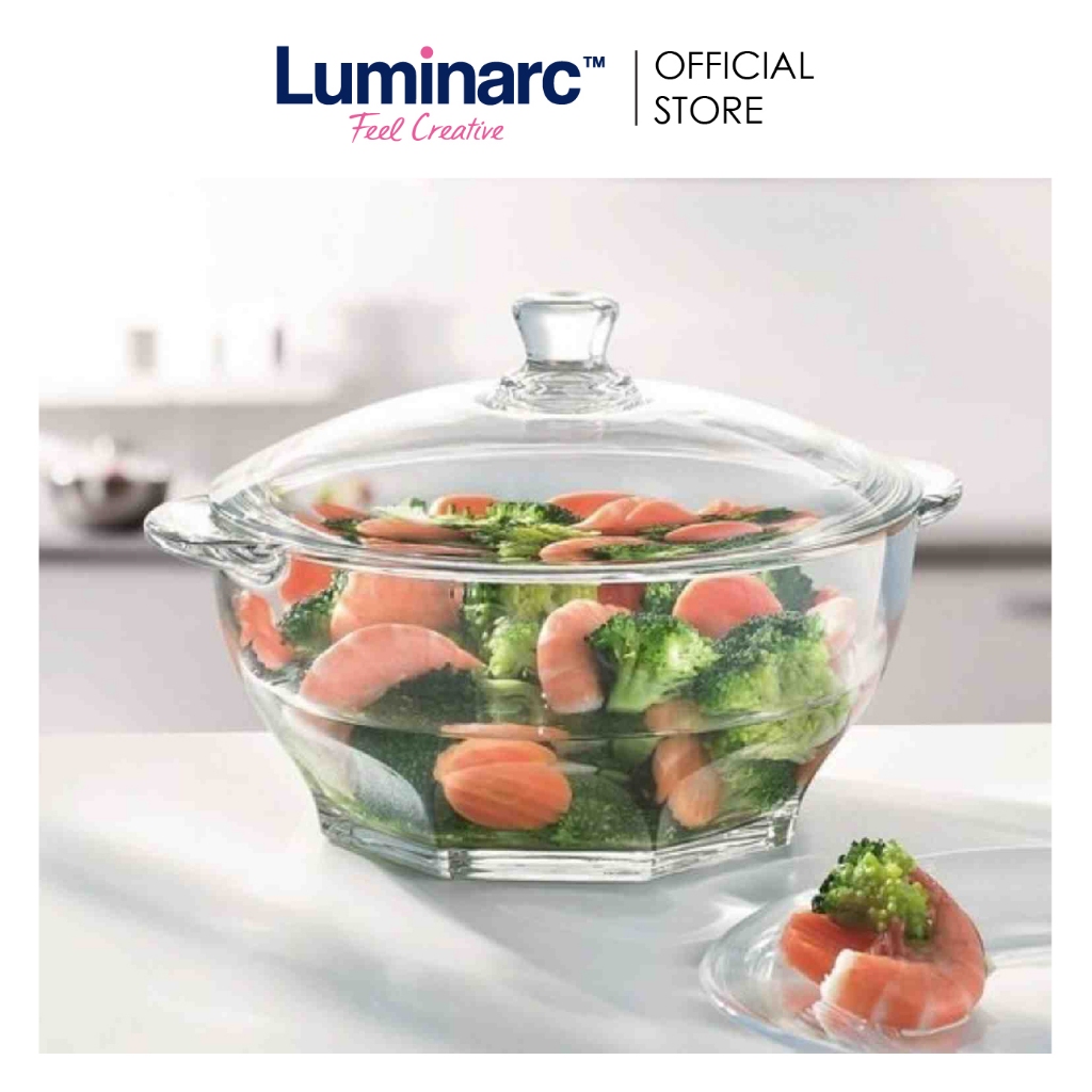 Luminarc Granity Casserole With Glass Lid - (2.5 Liter) [Model: P7659 ...