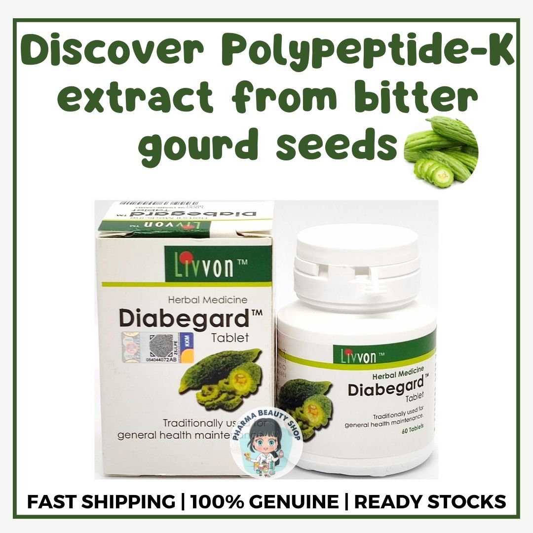 Livvon Diabegard Tablet Range 60s/ 120s (For Diabetic Support) | Shopee ...