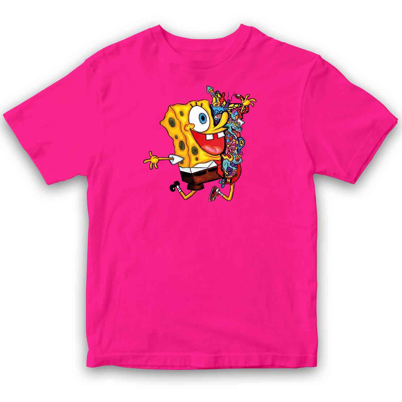 SpongeBob Baju Kemeja Boy T Shirt Unisex Girl Dress Cotton Kanak ...