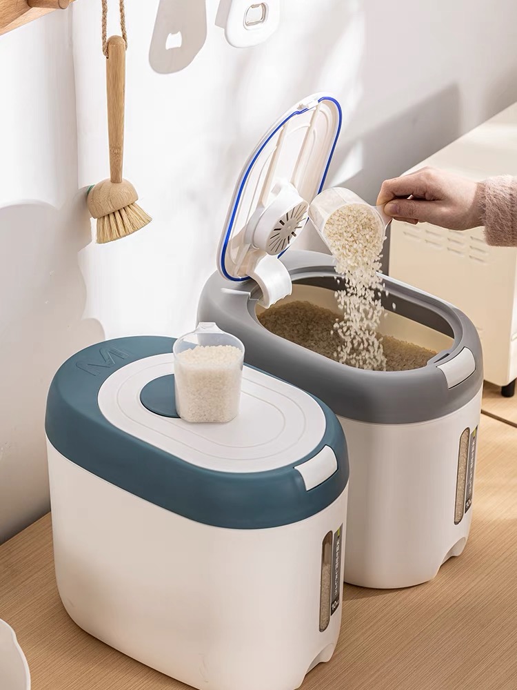 【5kg / 10kg】 Rice Box Airtight Rice Grain Bucket Storage With Rice ...