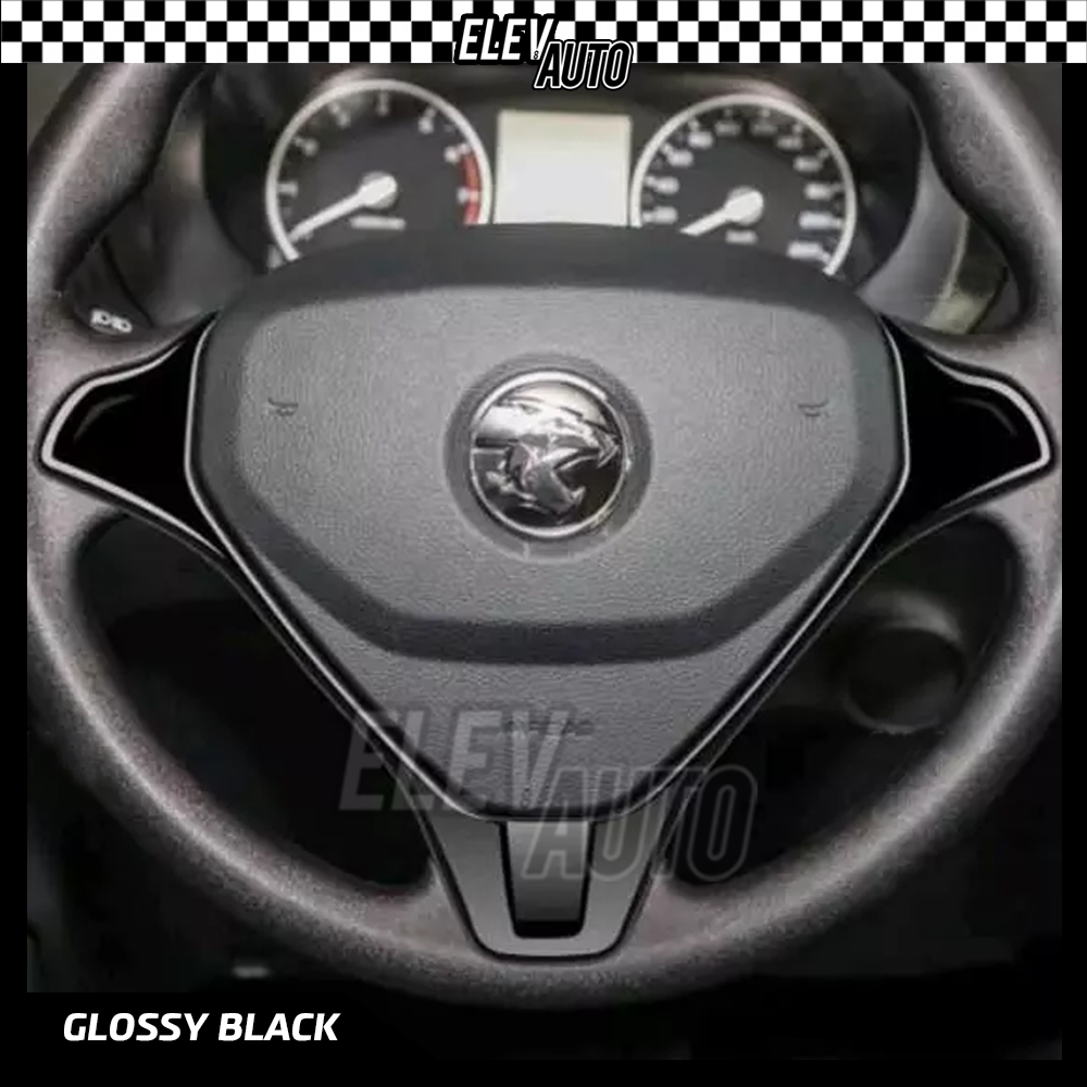 Proton Exora Steering Wheel Frame Trim Carbon Black Interior ...