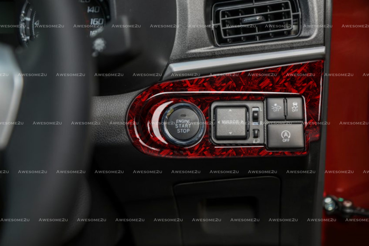Awesome2u Perodua Bezza 2016-2024 Red Forged Interior Exterior Garnish ...