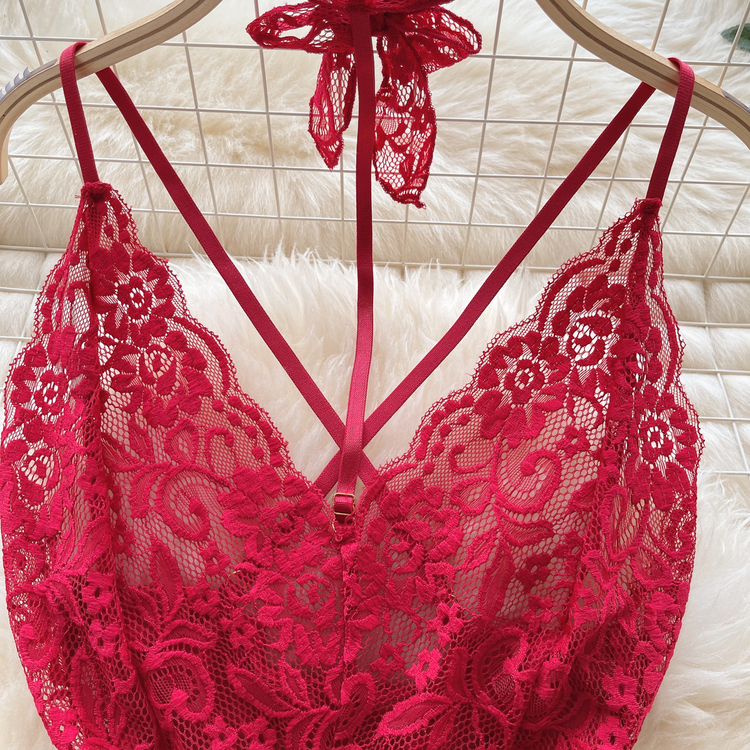 Lingerie Plus Size Lace Bodysuit Lingerie One Piece Baju Tidur Seksi ...