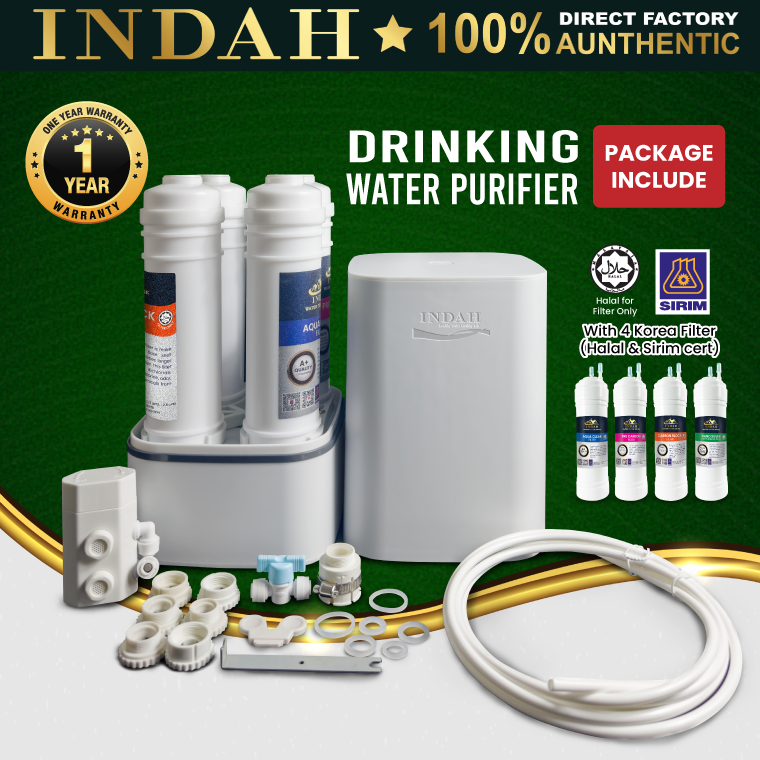 INDAH Mild Alkaline Water Filter System Water Purifier Penapis Air ...