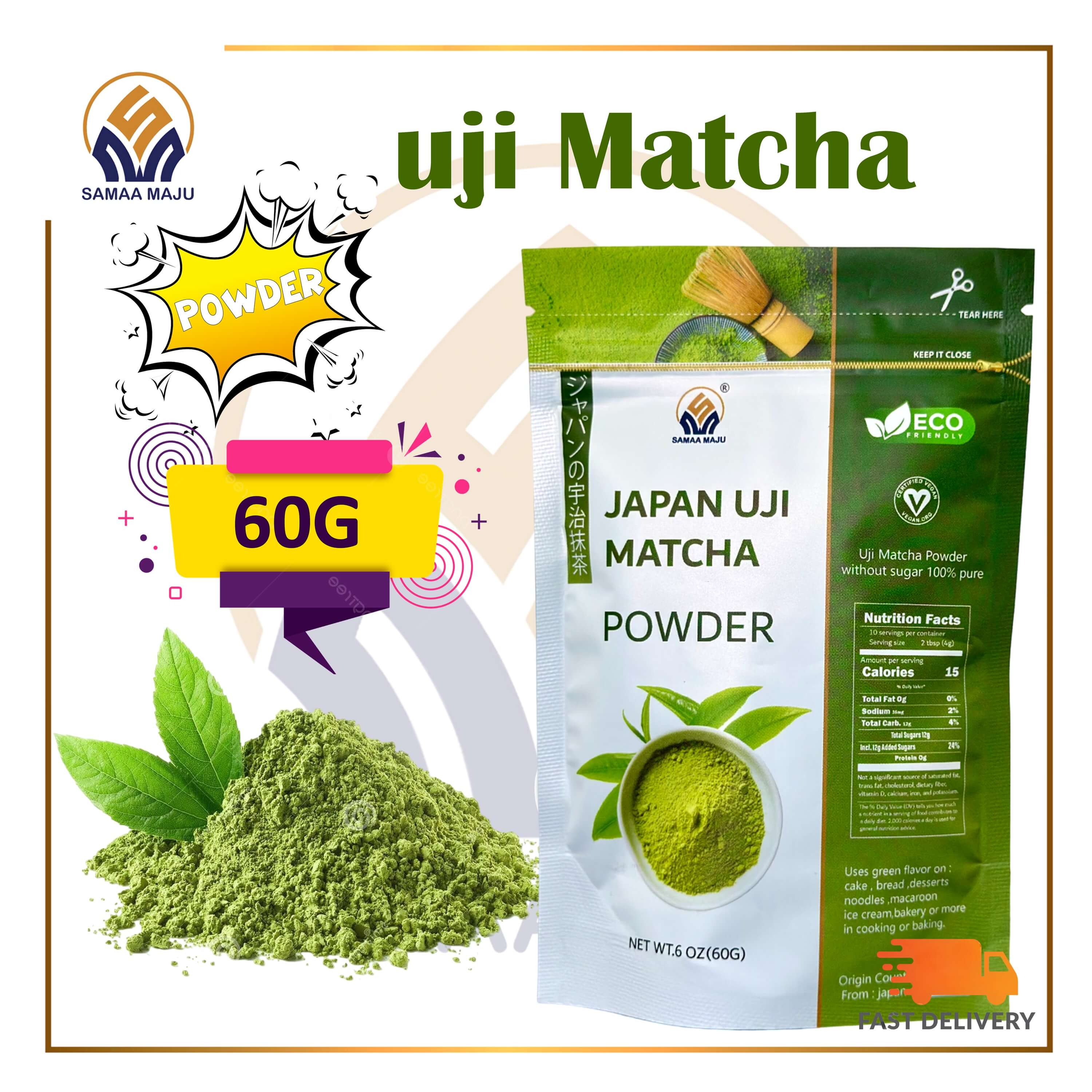 Premium Matcha Powder Uji Japan green tea 高级抹茶粉 Hojicha Powder Green ...