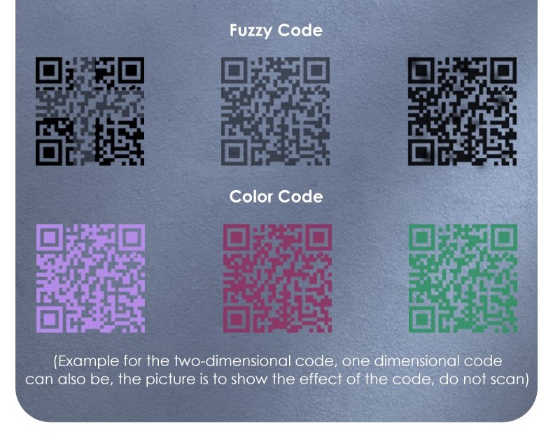 Deli Stand Barcode Scanner 1D 2D LED Table QR Code Scanner Phone QR ...