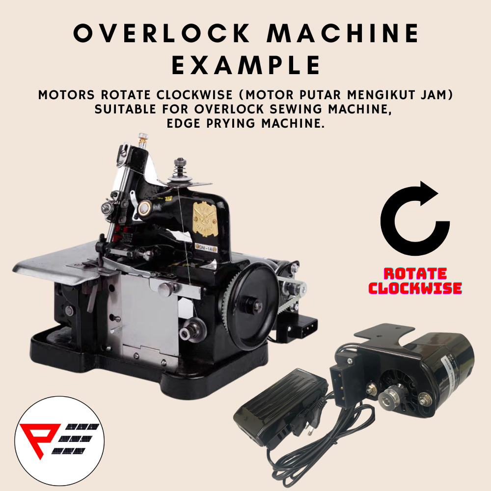 Sewing Machine Motor Overlock Sewing Machine Motor Motor Mesin Jahit ...