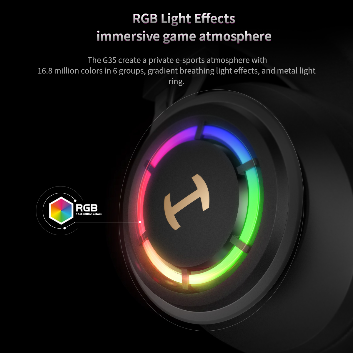 Edifier Hecate G35 7.1 Surround Gaming Headset - Hi-Res Audio | RGB ...