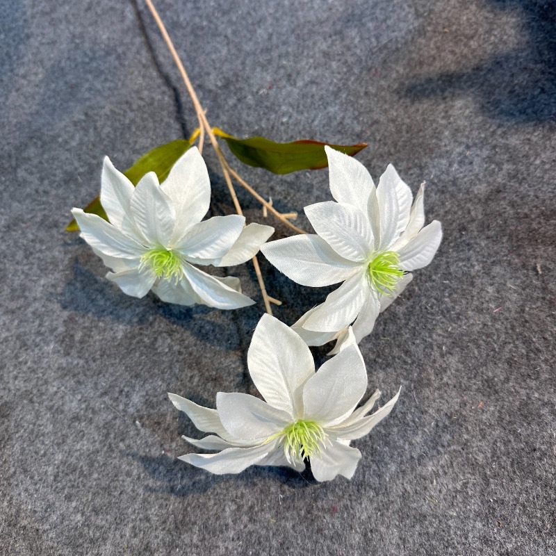 (3HEADS) LOTUS DIAMOND FLOWER Artificial Fake Plant Bouquet Plastic ...