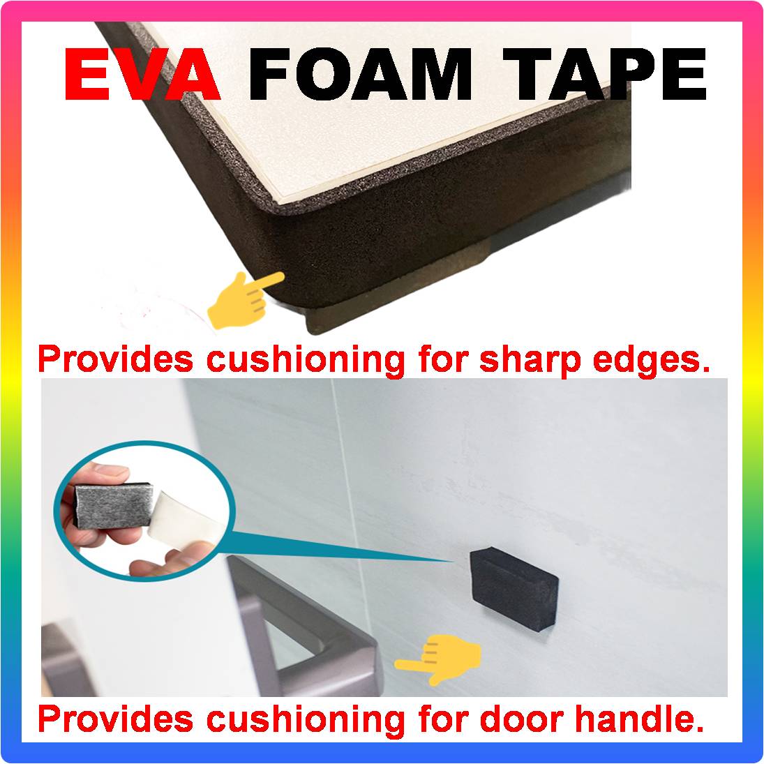 EVA Foam Single Sided Tape | High Quality Sponge Tape | Extra Strong ...