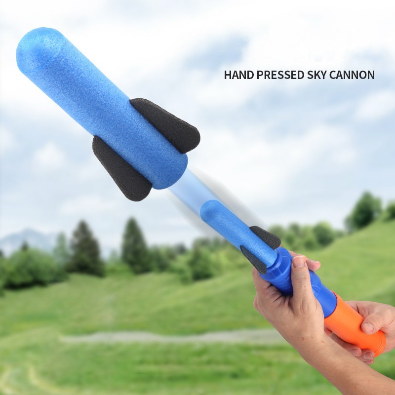 Hand-Propelled Rocket launcher Toys Children Flying Rocket Toy ...