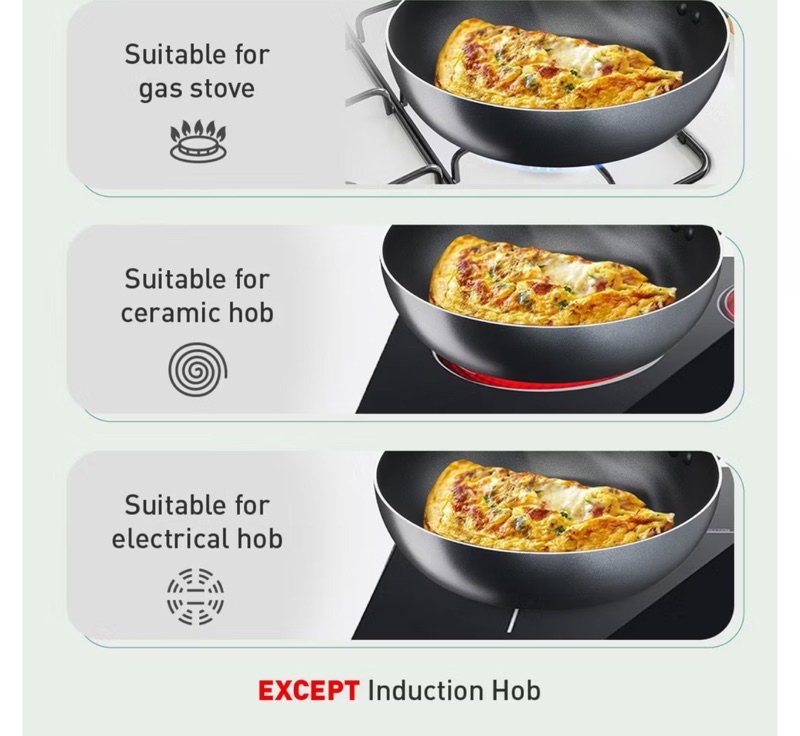 Tefal Cook & Clean 4pcs Set (Saucepan with lid 16cm + Wokpan 28cm + Small spatula) | Shopee Malaysia